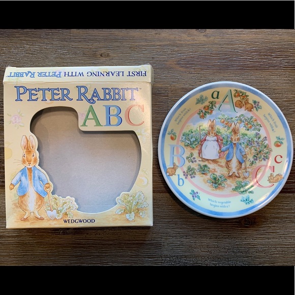 Wedgwood | Dining | Newwedgewood China Peter Rabbit Abc Plate | Poshmark